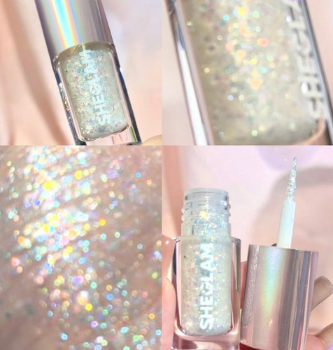 Sheglam Insta-Party FIREWORKS Glitter Eyeliner Silver Gel Liquid ...