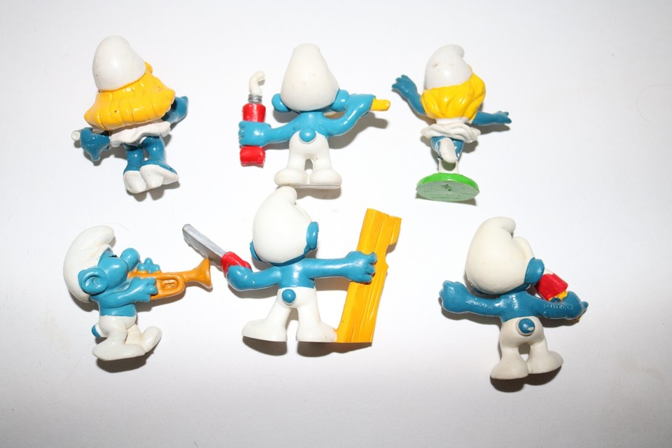 Smurfs Plastic PVC Figures Toys Vintage 70s 80s Peyo | eBay