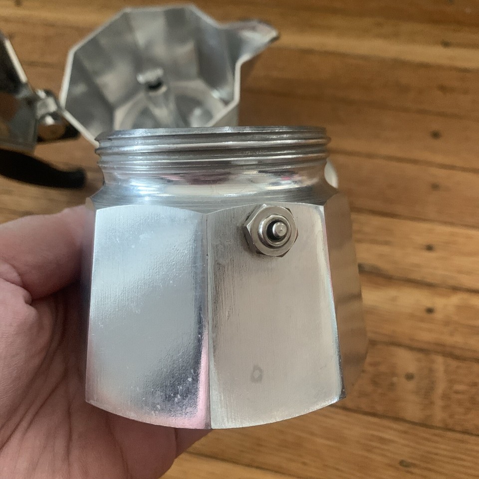 Bialetti Moka Express Stovetop Espresso 1 Cup Coffee Maker Pot Latte ...