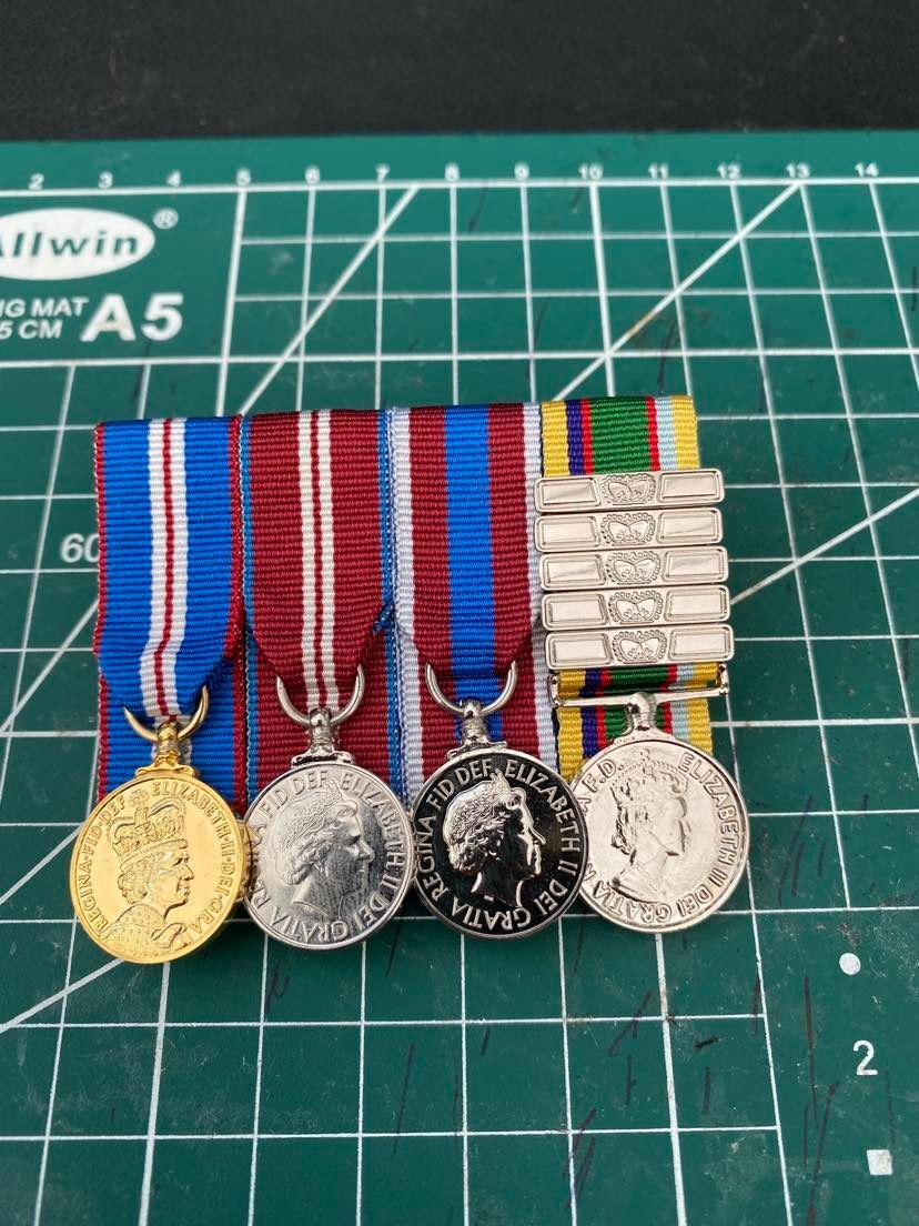 QGJM-QDJM-QPJM-CIVIL & RESERVES LSM's FS and Mini court mounted medals ...
