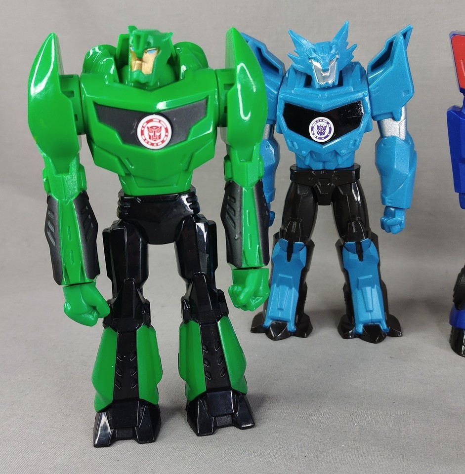 Transformers Titan Heroes Steeljaw Gridlock Sideswipe optimus 6" Action ...