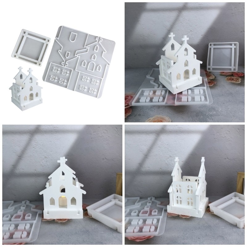 Church Shape Table Decorative Moulds Suitable for Resin and Casting ...