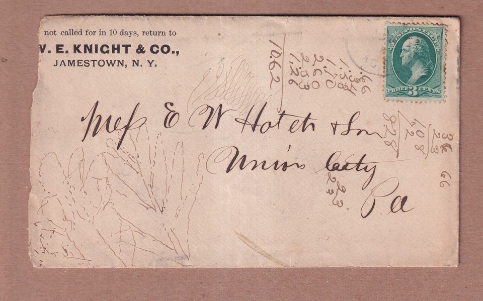Jamestown NY 1883 Merchant's Merchants Gargling Oil Liniment ...