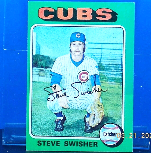 1975 TOPPS Baseball Card # 63 *** STEVE SWISHER *** Chicago Cubs | eBay