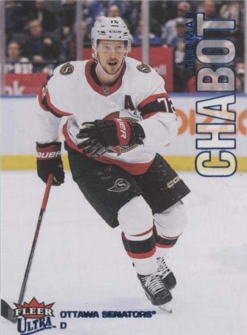 2022-23 Upper Deck Fleer Ultra - Thomas Chabot #15 Blue Foil /399 for ...