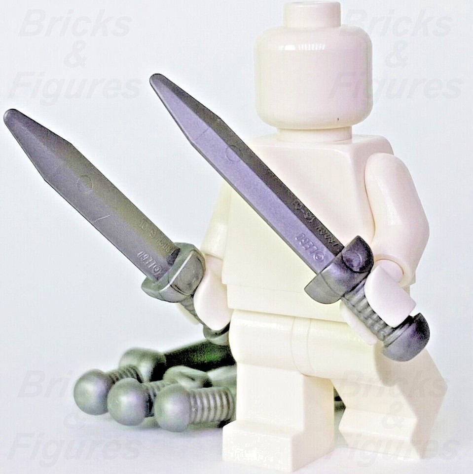 LEGO® Flat Silver Roman Gladius Sword Minifigure Weapon Part Blade ...