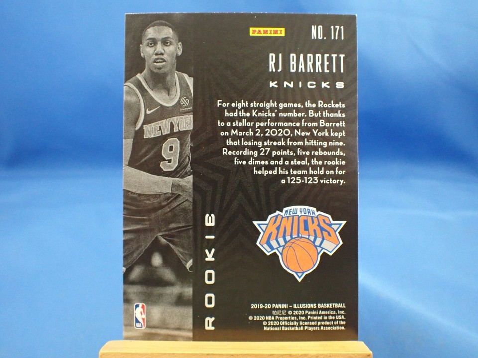 RJ Barrett RC Rookie Illusions 19-20 2019 #171 | eBay UK
