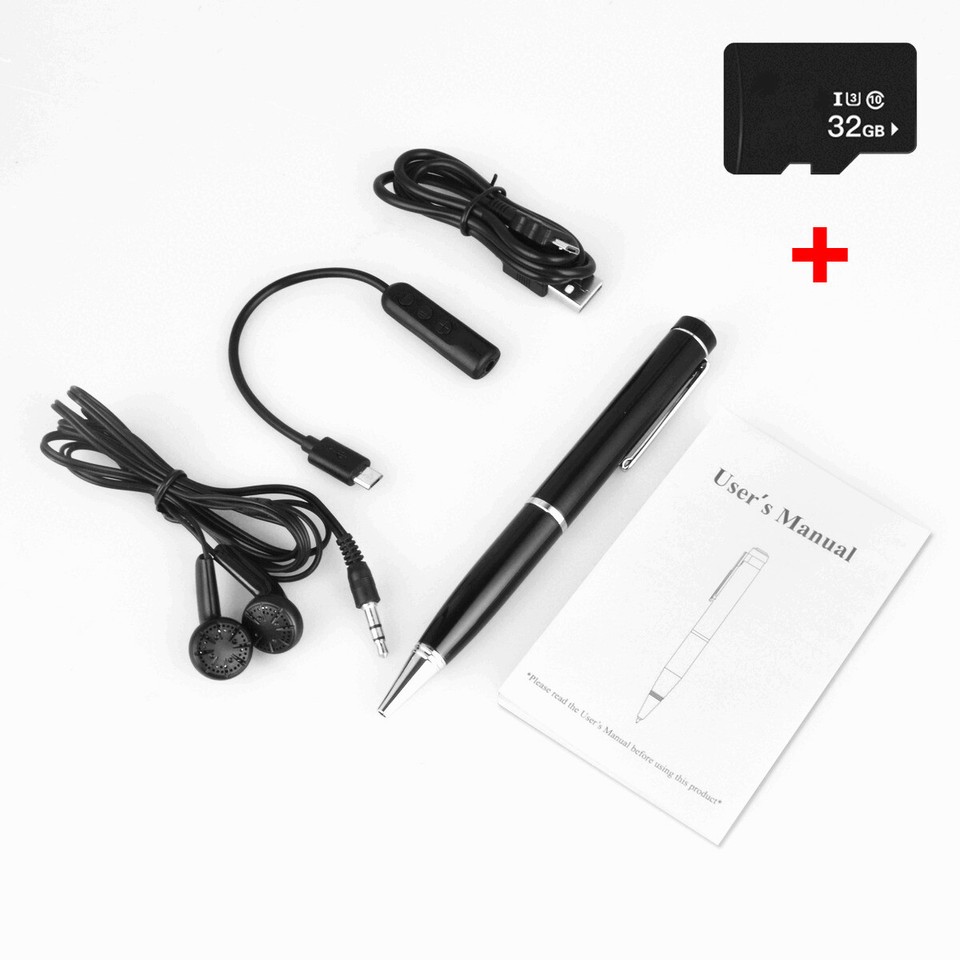 Digital Voice Recorder Pen,Audio Recorder Pen with Playback Mini Voice ...
