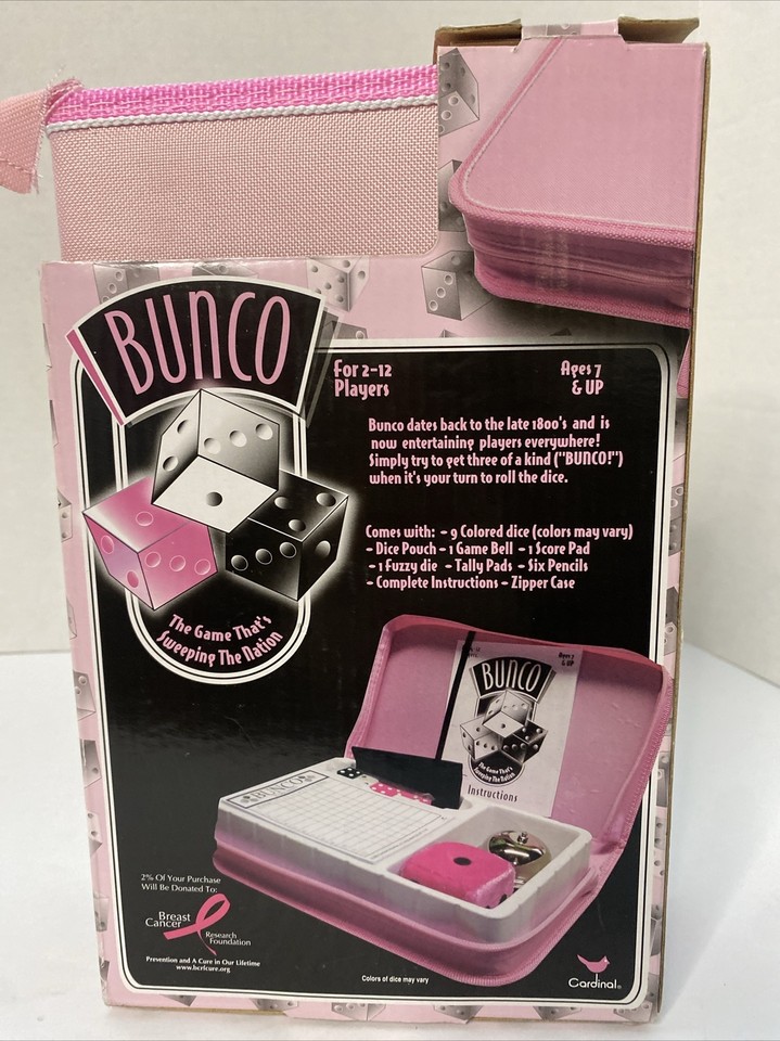 Cardinal Games Bunco Deluxe Roll The Dice Beat The Odds Dice Game 2005 ...