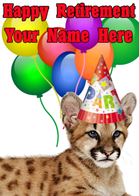 Cat Retirement Invitation