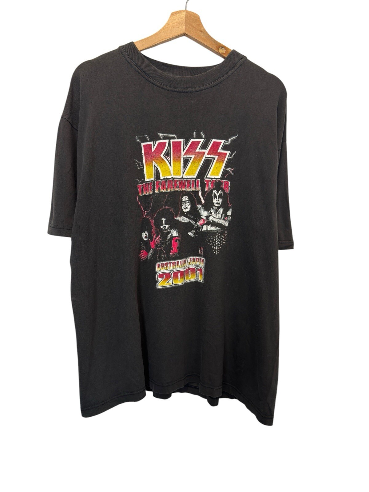 Vintage 2001 Kiss Farewell Australian Japan Tour Band… - Gem