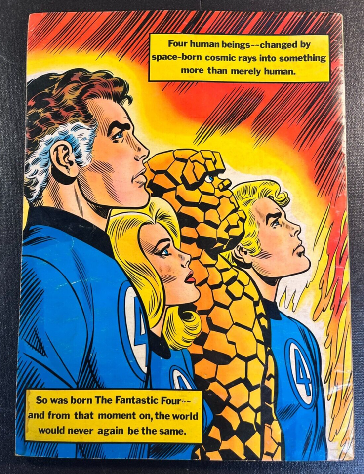 MARVEL TREASURY EDITION 2 OVER SIZED Vintage Comic Fantastic Four DC ...