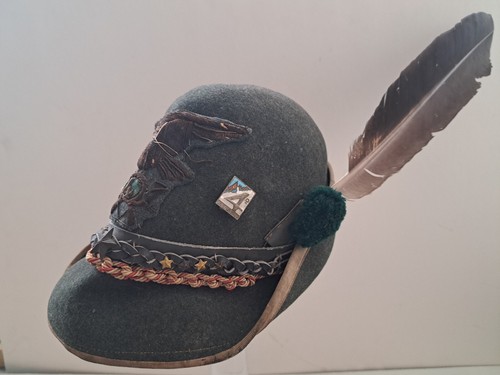 Italian Military - Cap Alpine Troops Inf. 4th Regt. w/ Eagle Feather ...
