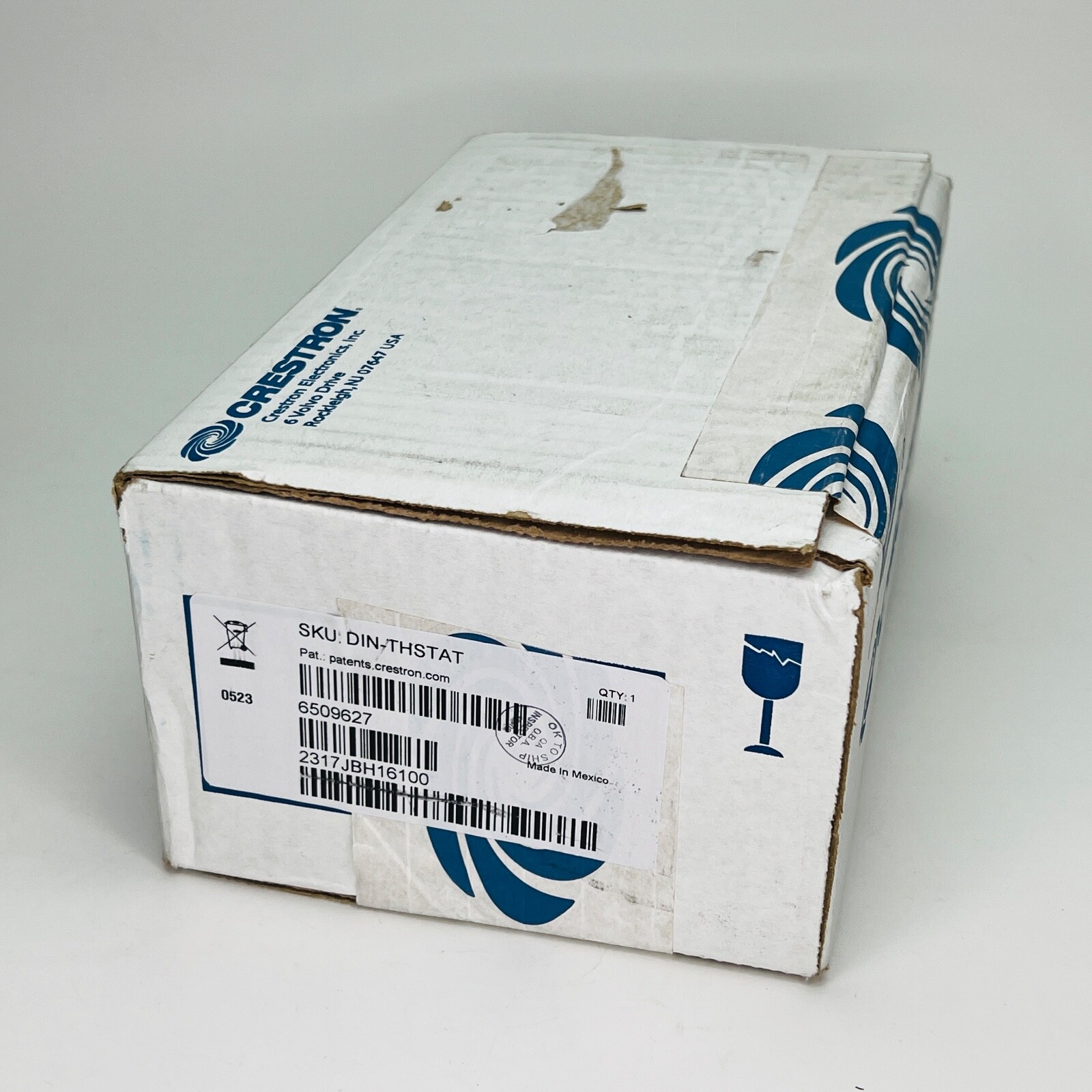 Crestron DIN-THSTAT Heating, Cooling, and Relative Humidity Thermostat ...