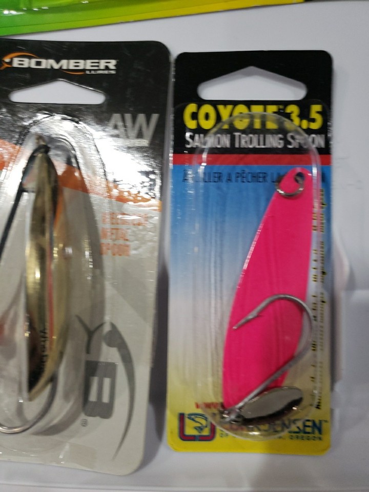Lot of 3- Bomber Jigging Spoons Luhr-Jensen Bass Metal Lure Freshwater ...