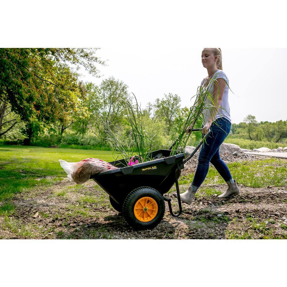 Dump Cub Cart 7 cu. ft. Heavy Duty High Impact Polyethylene Tub 400 lb ...