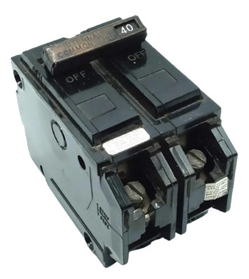 General Electric THQL2140 2 Pole Circuit Breaker 40A 240VAC 1 PH Plug ...