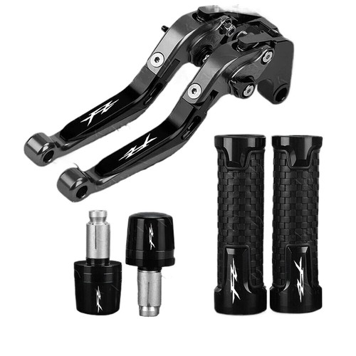 3PCS For Yamaha FZ FZ1 FZ6 FZ6R FZ8 CNC Cap Brake Grips Clutch Levers ...