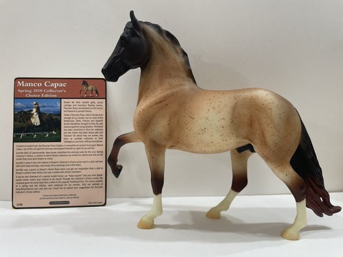BREYER HORSE #1358~MANCO CAPAC~PERUVIAN PASO~RED ROAN~2010 COLLECTOR’S ...