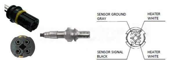 Intermotor Oxygen Lambda Sensor 64493 Replaces 15404617,A0015404617 ...