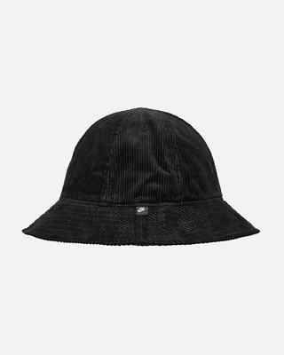 Nike Corduroy Bucket Bell Hat Cap Black White DV3159-010 Men Women L/XL ...