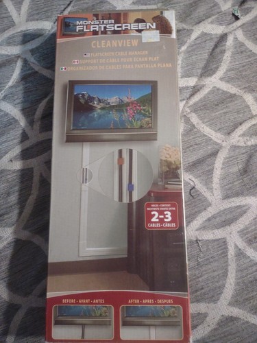 Monster Flatscreen Cleanview Flatscreen Cable Manager | eBay