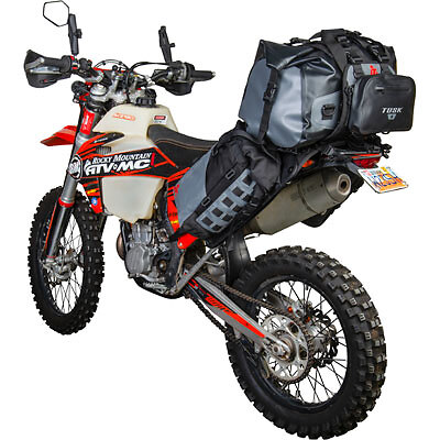 Tusk Highland X2 Rackless Luggage System Base System w/ Med Dry Dufflel ...