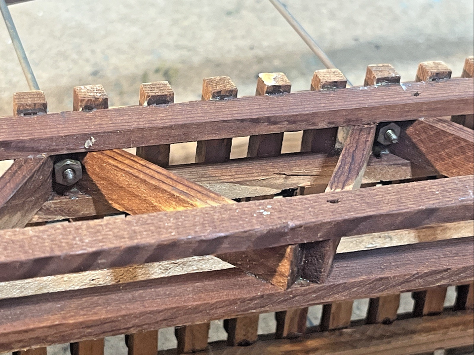 O Scale Custom Wood Truss Bridge Fitted w/ Gargraves Phantom Track. 41i ...