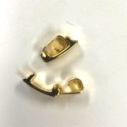 4X Fold Over Clasps For Jewellery Finding 16x4.5mm gold color 2pcs/pack ...