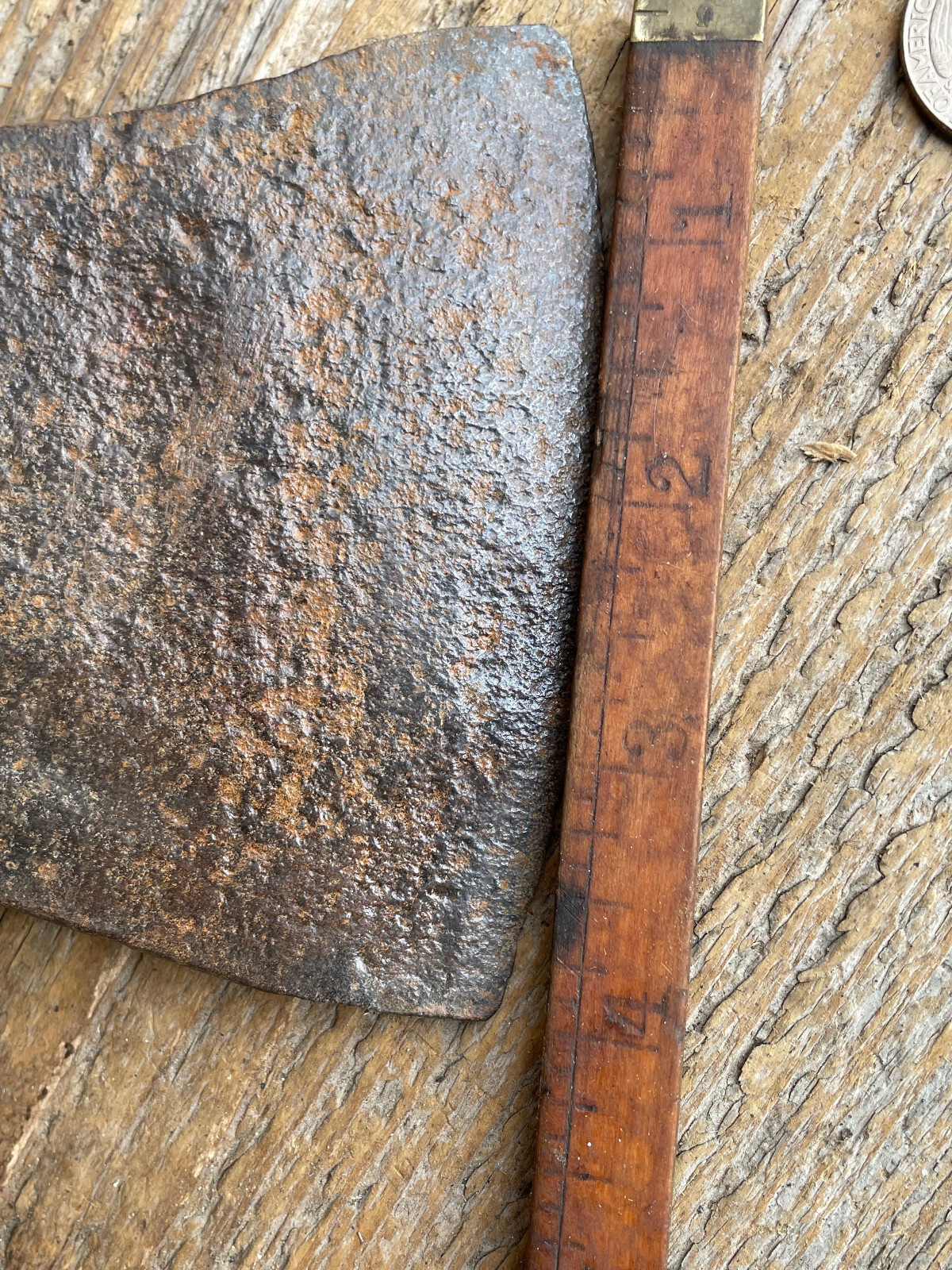 Rare Unusual 18th Century Felling Axe ~ Angled Head ~ Tapered eye ...