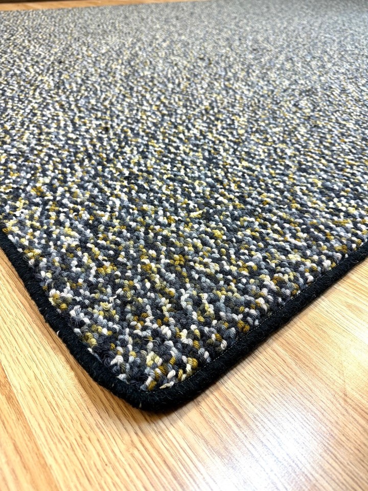 Crucial Trading Blue Multi WOOL COLLAGE MODERNITY CG105 100% Wool Rug ...