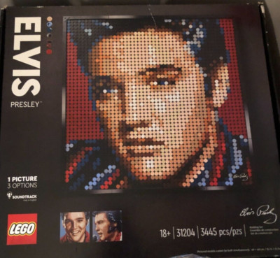 New LEGO ART: 31204 Elvis Presley The King Retired Lego Set Rare Find ...