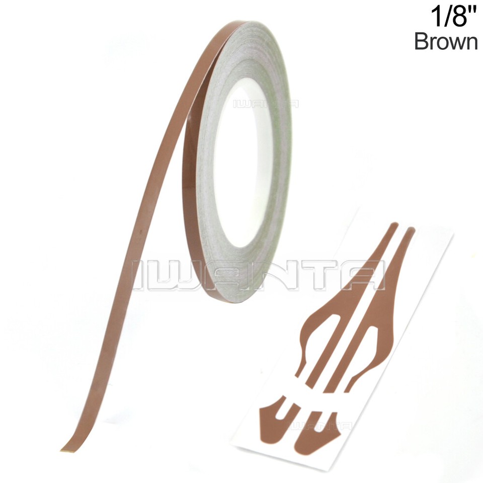 1/8" 3mm Pinstriping Pin Stripe DIY Line Roll Vinyl Tape Decal Car ...