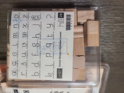 Stampin Up Sweet Shoppe Alphabet Letter In Package | eBay