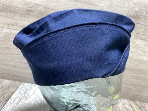 Vintage USAF AIR FORCE MEN'S DRESS BLUE UNIFORM ENVELOPE HAT GARRISON ...