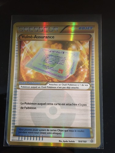 Carte Pokemon Dresseur Vulné Assurance 164/160 | eBay