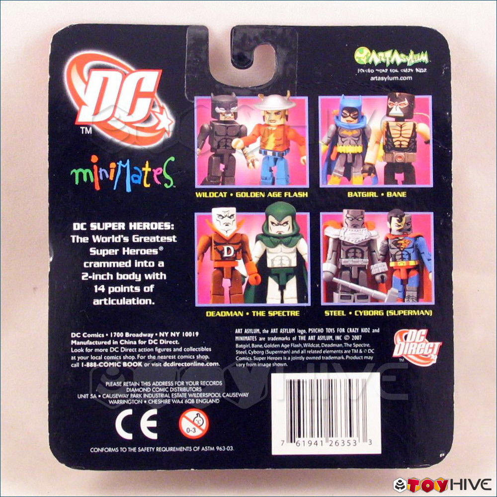 DC Universe Minimates Wave 4 Steel and Cyborg Superman - Helia Beer Co