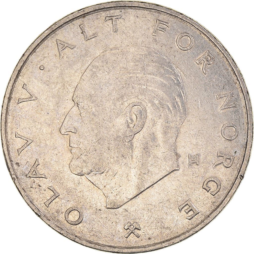 Norway 1 Krone - Olav V Coin KM419 1974 - 1991 | eBay