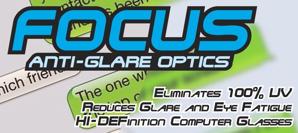 FOCUS ANTI-GLARE 2.50 computer readers reduce blue light & fatigue ...