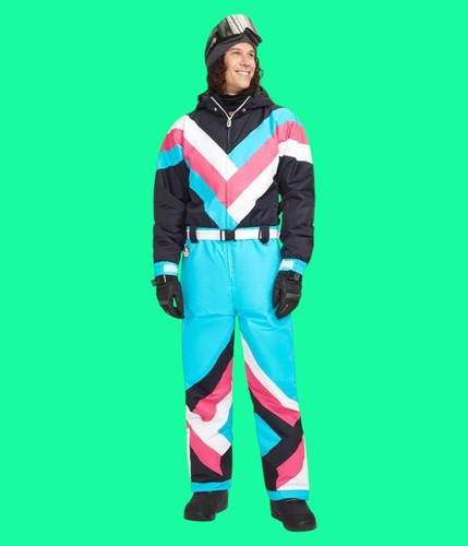 Tipsy Elves Retro Snow Suits for Men - Loud Men's Ski Suits Size L | eBay