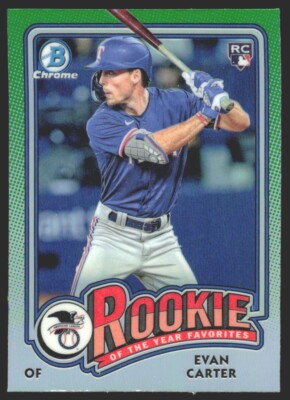 2024 Bowman ROY Favorites Evan Carter #ROY-12 TS8-3 | eBay