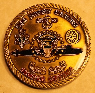 USS Jimmy Carter (SSN-23) Navy Challenge Coin | eBay