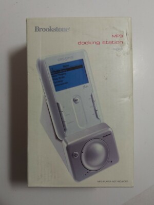 Brookstone MP3 Docking Station 516187 Silver | eBay