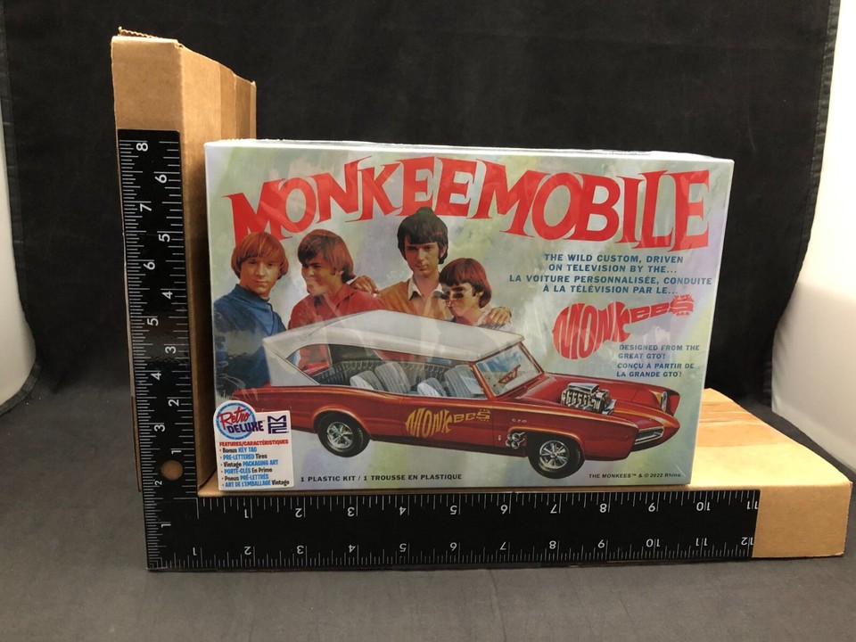 MPC Monkeemobile Pontiac GTO TV Car 1:25 Scale Plastic Model Kit 996 ...