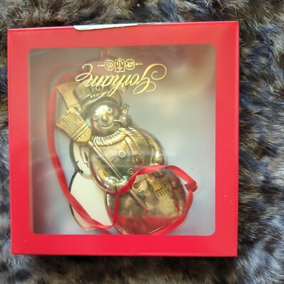Gorham Snowman Ornament Silver/Gold | eBay