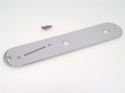 True Custom Shop® Chrome Slanted Switch Control Plate for Fender Tele ...