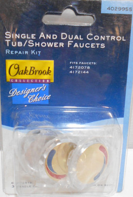 Lot of 2 packs of Oakbrook Faucet Handle Caps Fits 4172078 4172144 | eBay