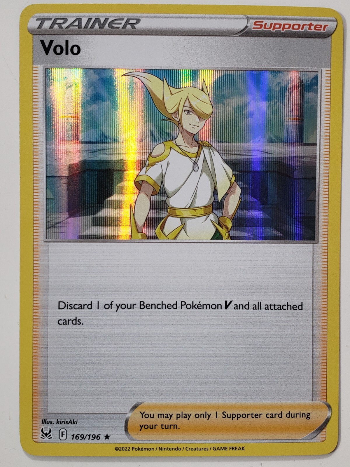 HOLO Volo 169/196 LP - B2G1F Lost Origin Pokemon Card $2 Combined Ship ...