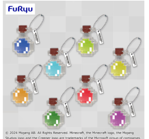 minecraft potion mini figure set 2024 furyu 6cm | eBay