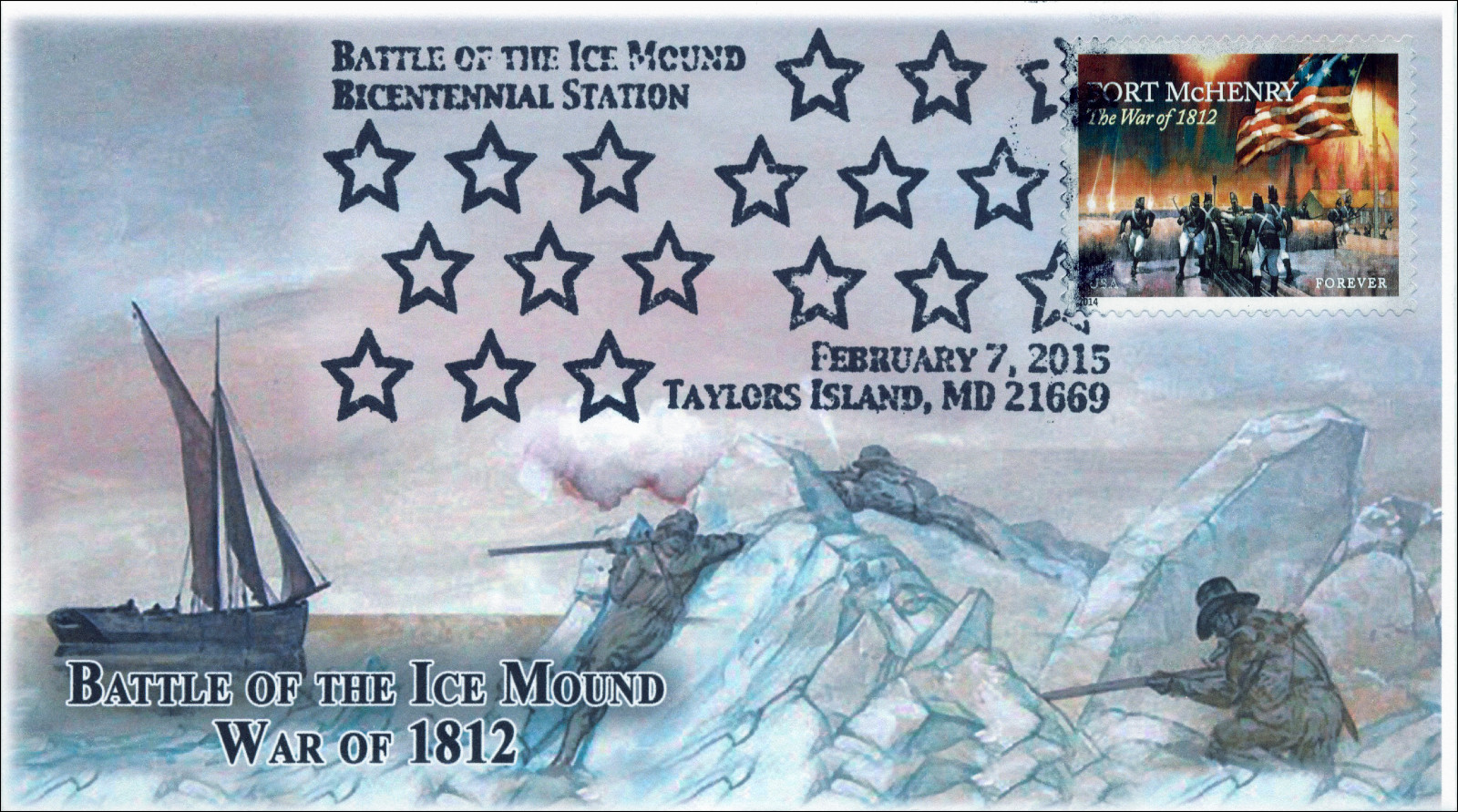 2015, Battle of the Ice Mound, War of 1812, Taylors Island MD ...